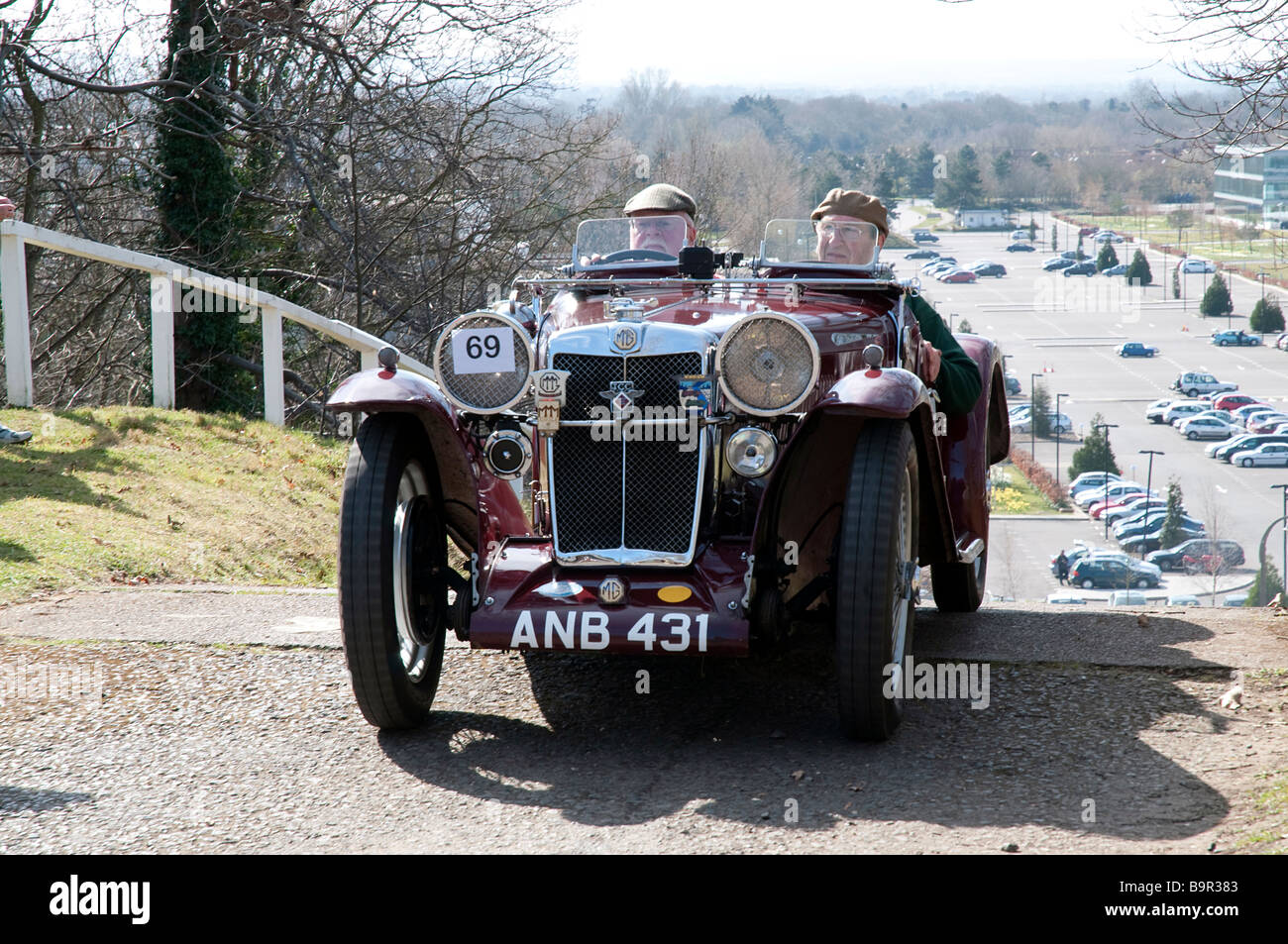 Brooklands Test Hill Centenary event 22 03 2009 MG L2 Magna 1933 Stock ...