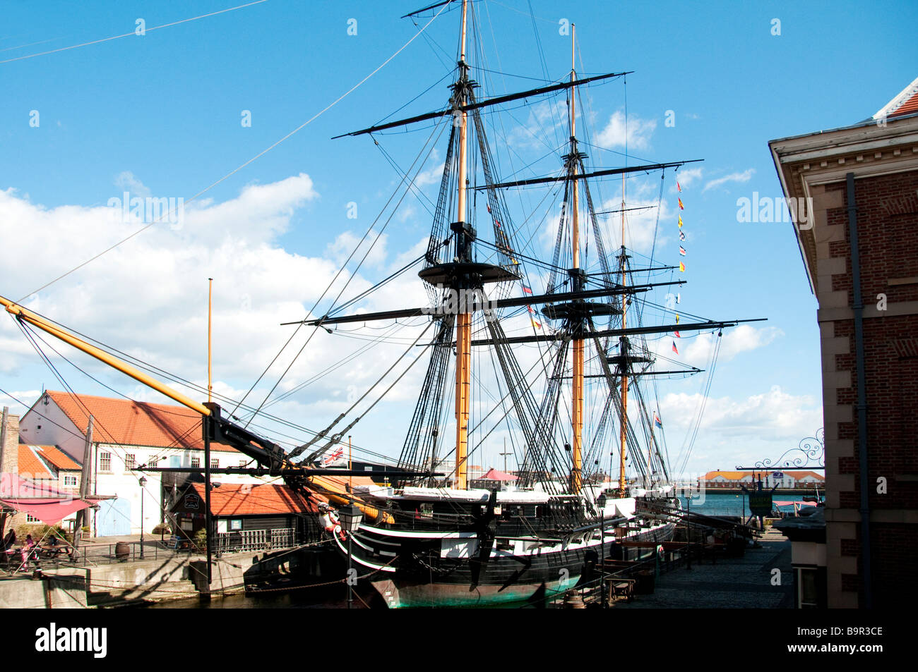 Hartlepool historic quay north east england north sea northumberland hi ...