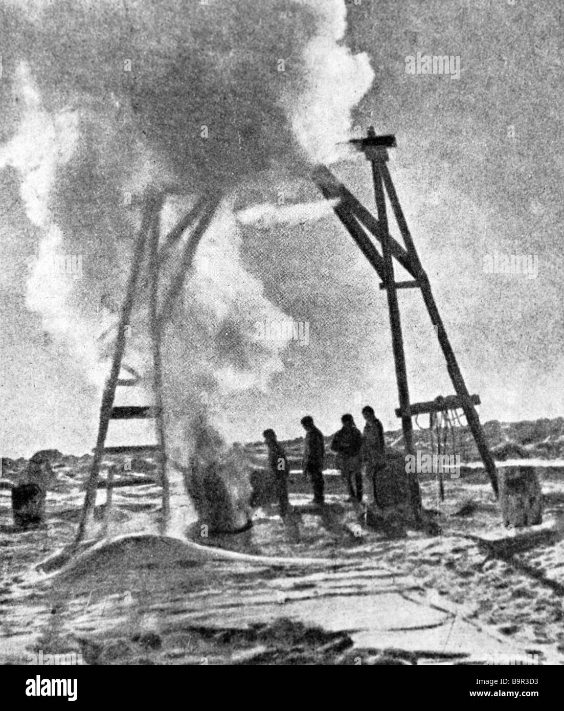 Camp of the Chelyuskin steamship s expedition Stock Photo - Alamy