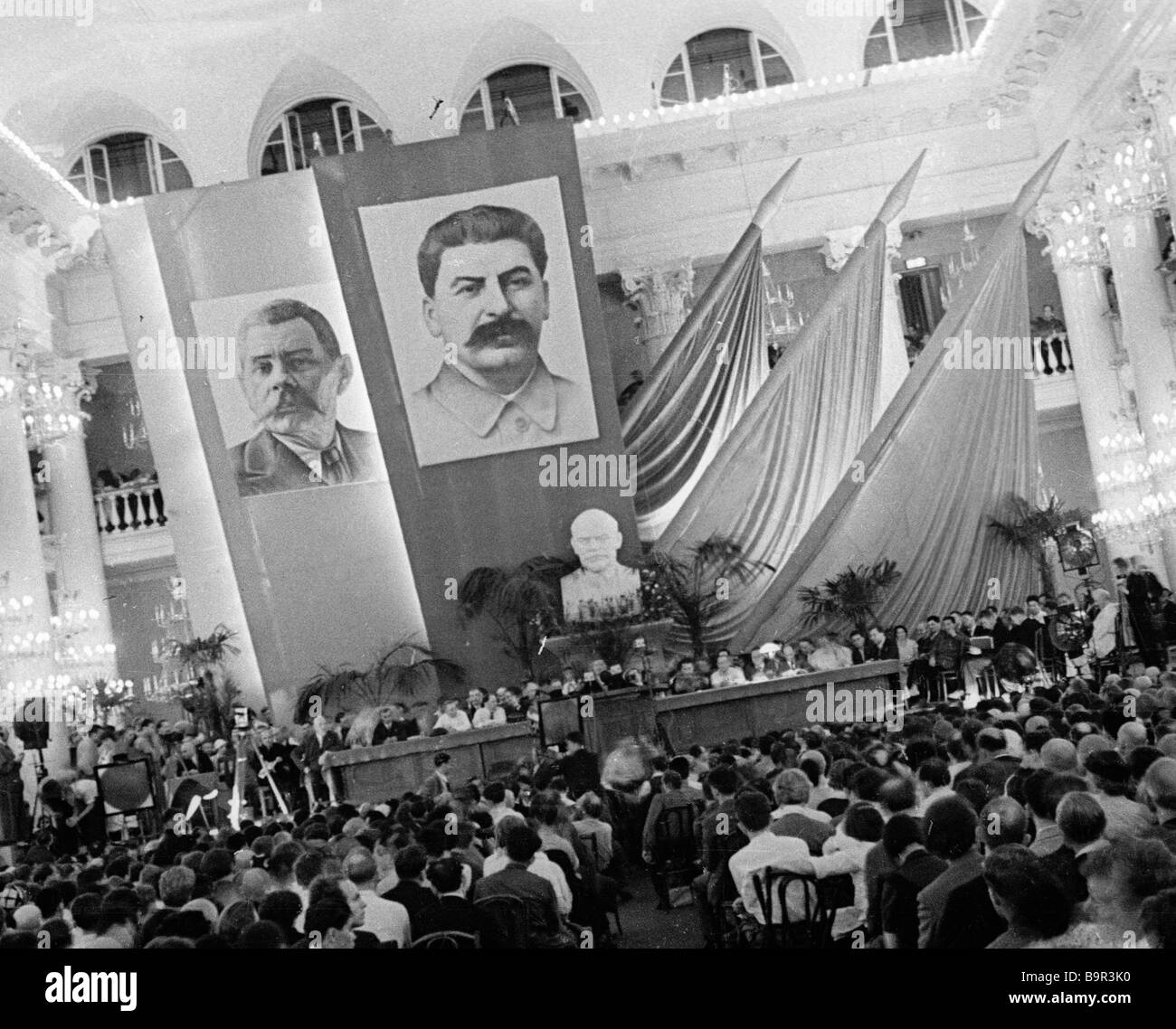 Delegates of the First Congress of Soviet Writers Stock Photo - Alamy