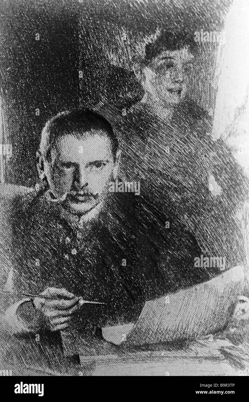 Self portrait by the Swedish painter Anders Zorn 1890 Stock Photo - Alamy