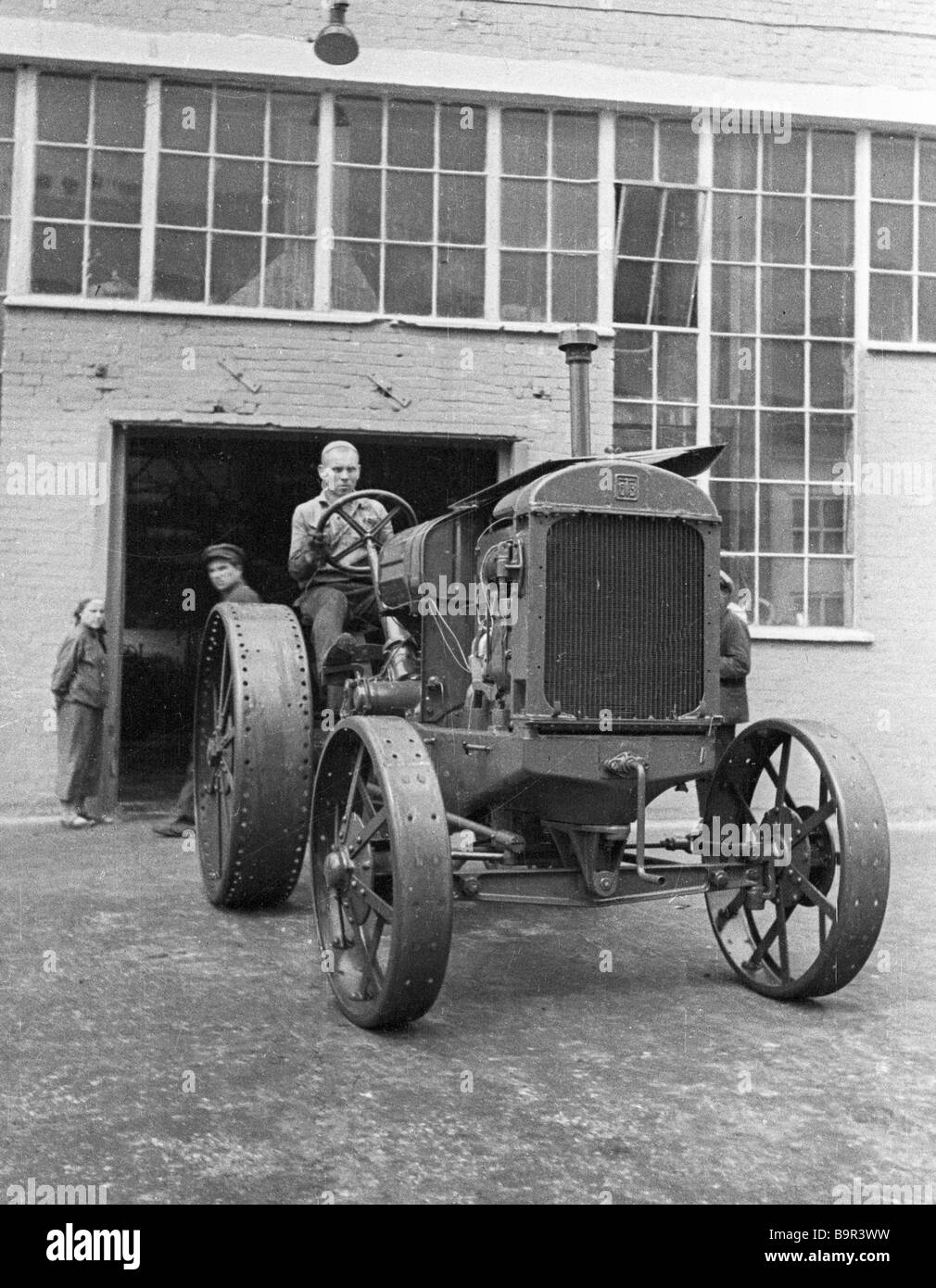 Stalingrad Tractor Black and White Stock Photos & Images - Alamy