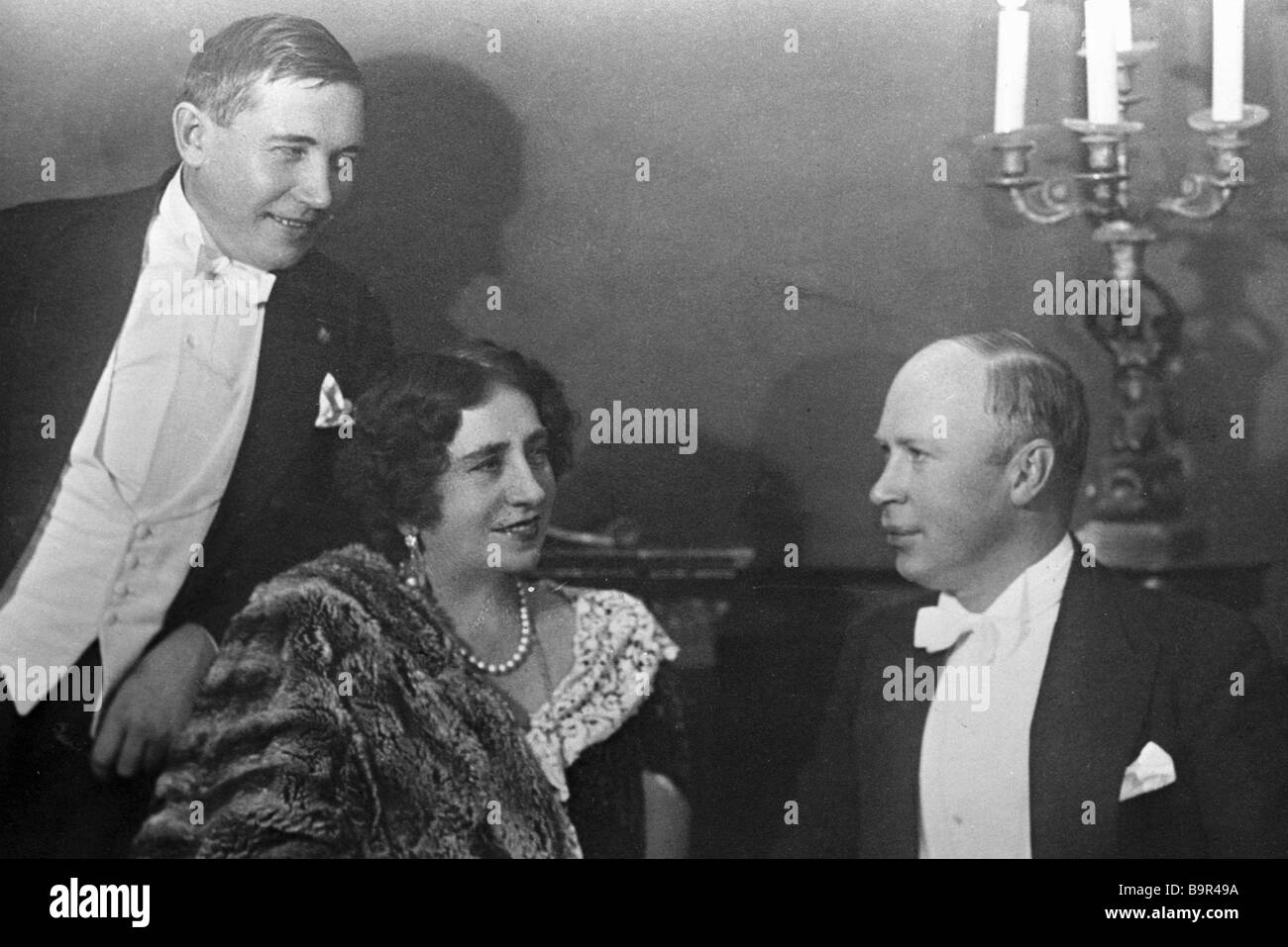 Nikolai Golovanov left Antonina Nezhdanova center and Sergei Prokofiev ...
