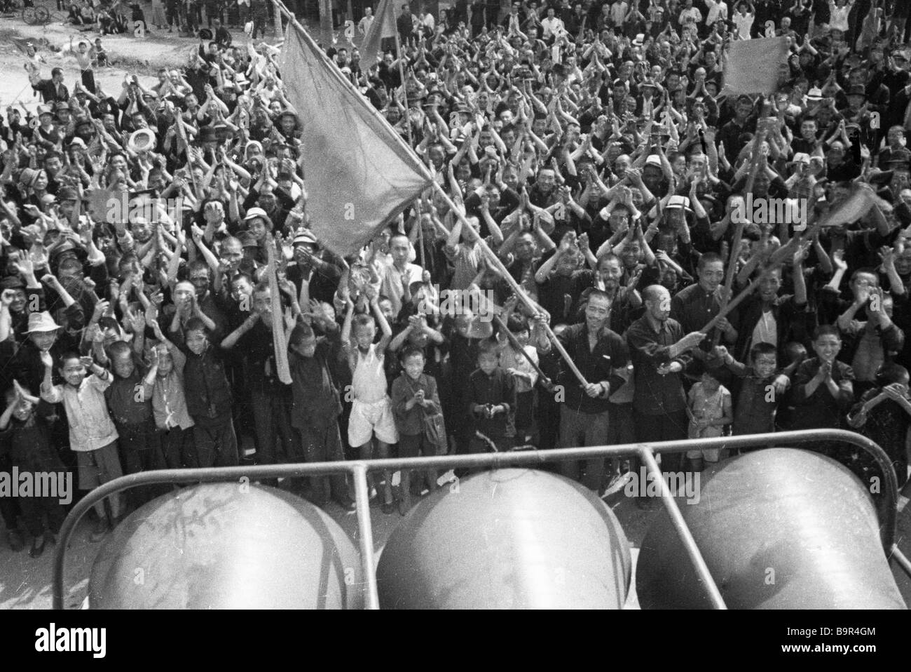 A demonstration dedicated to liberation of Manchuria from Japanese ...
