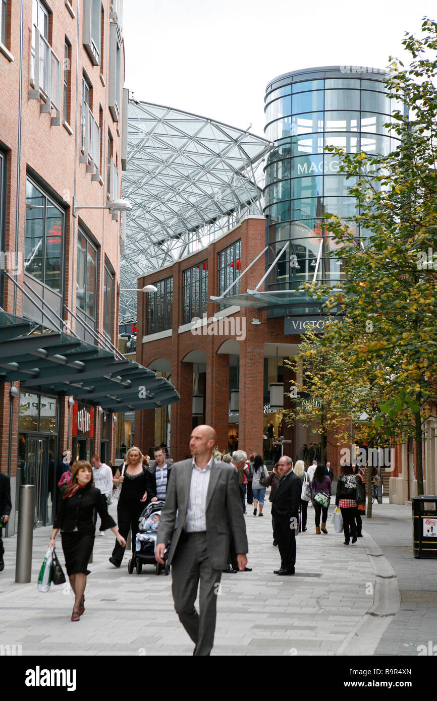 Victoria Square, new shopping centre in Belfast, Northern Ireland Stock ...