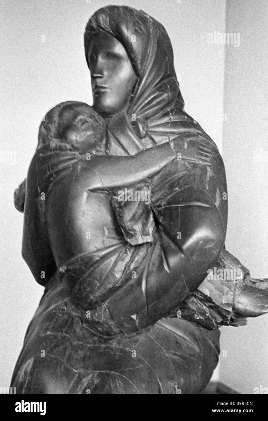 Mother and Child by the Italian sculptor Giacomo Manzu ebony at an ...