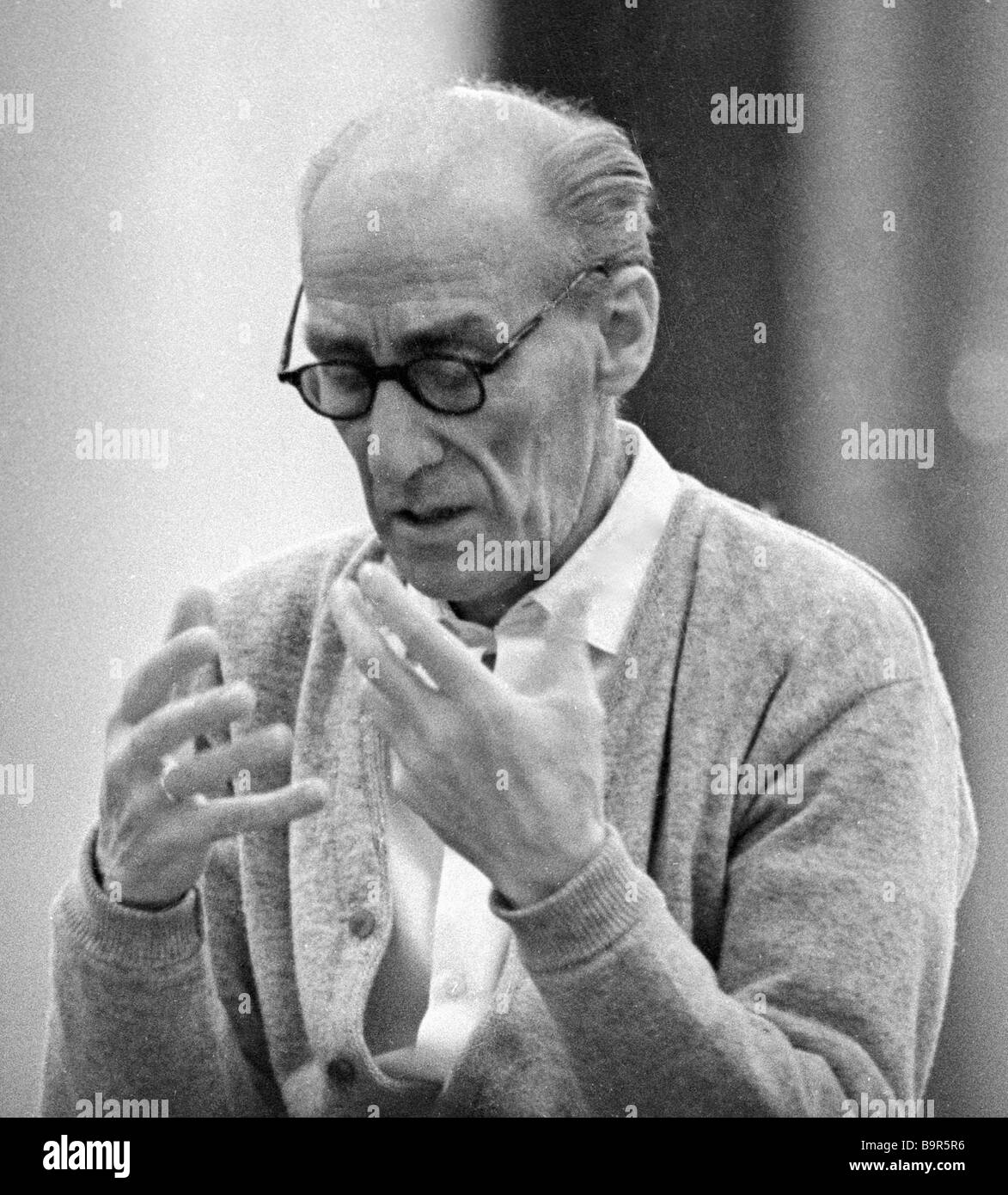 Conductor Yevgeny Mravinsky Stock Photo - Alamy