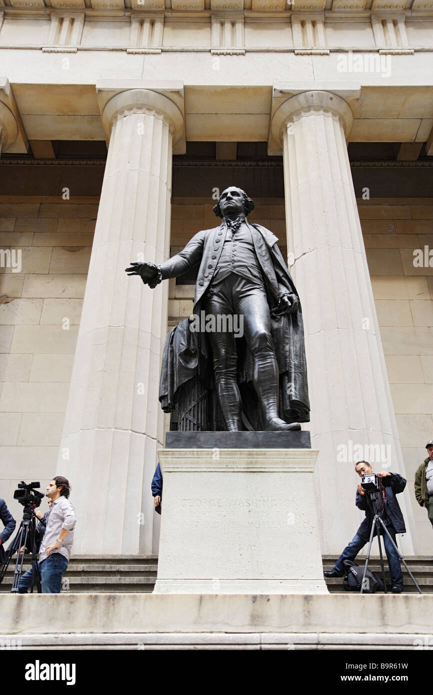 Federal Hall Wall Street Manhattan New York City New York USA Stock ...