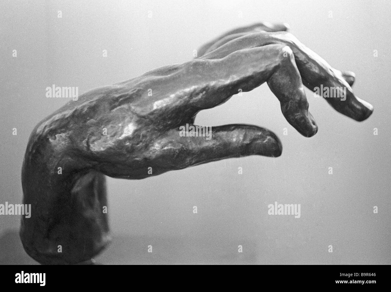 Auguste Rodin s bronze sculpture Pianist s Big Hand from exhibition ...