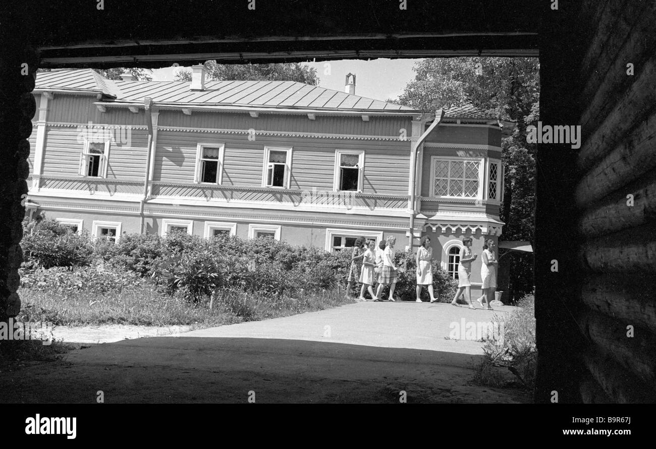 Building of Peter Tchaikovsky s house museum in Klin Stock Photo - Alamy