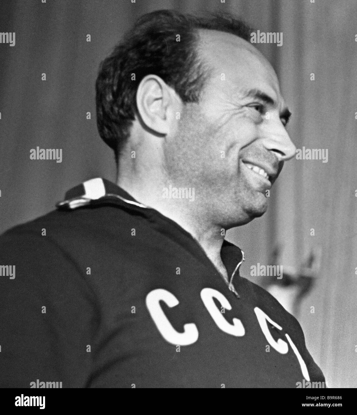 Two times Olympic champion in weight lifting Arkady Vorobyov Stock ...