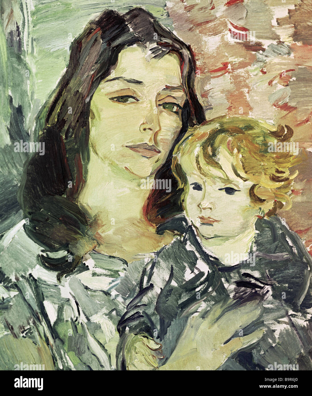 Reproduction of painting Mother 1961 by Armenian artist Alexander ...