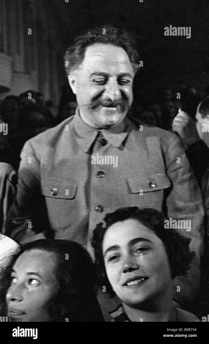 Sergo Ordzhonikidze Soviet Russia s commissar for heavy industry with ...