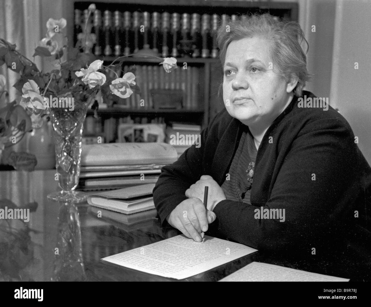 Latvian writer Anna Sakse 1905 1951 Stock Photo - Alamy