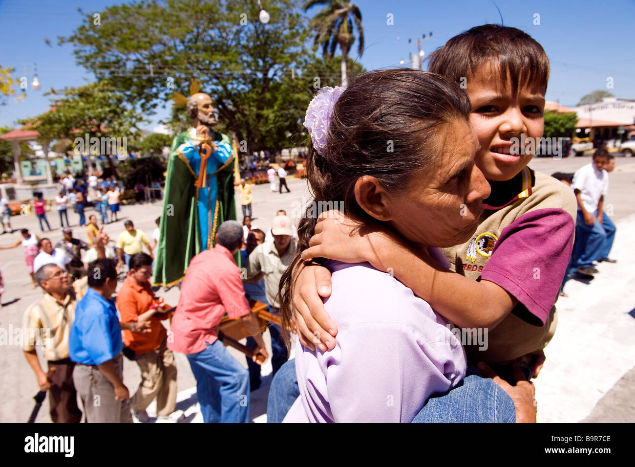 Costa Rica, Guanacaste Province, Liberia, celebration of the Holy Week ...