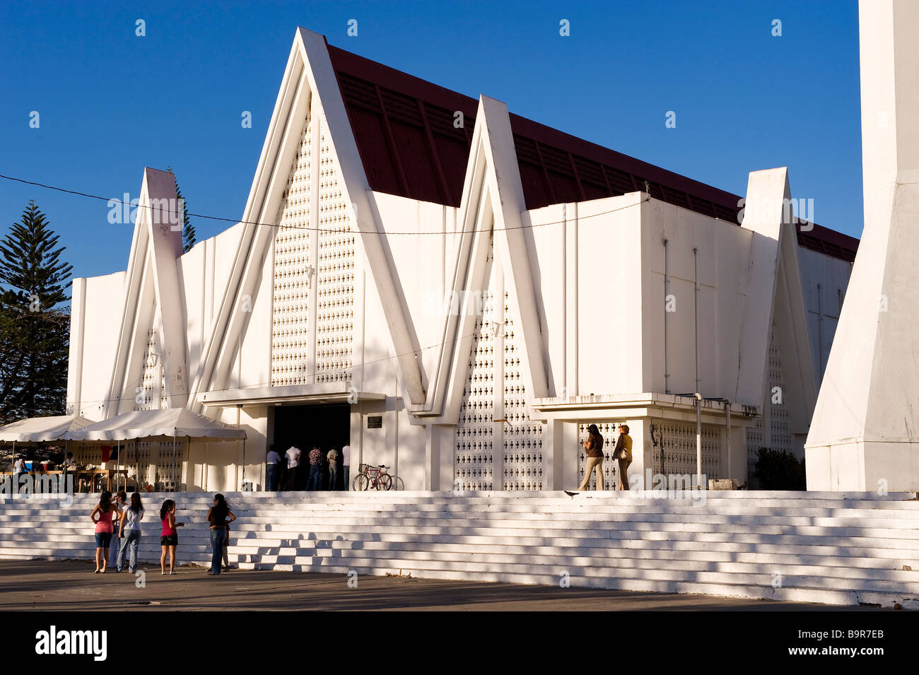 Costa Rica, Guanacaste Province, Liberia, church Stock Photo - Alamy
