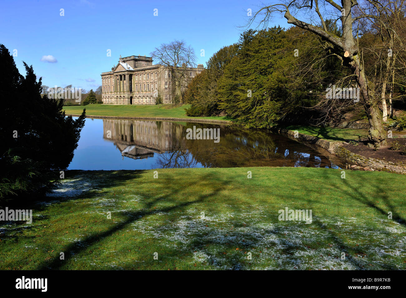 Picture shows Lyme Hall and gardens which is in Lyme Park cheshire on ...