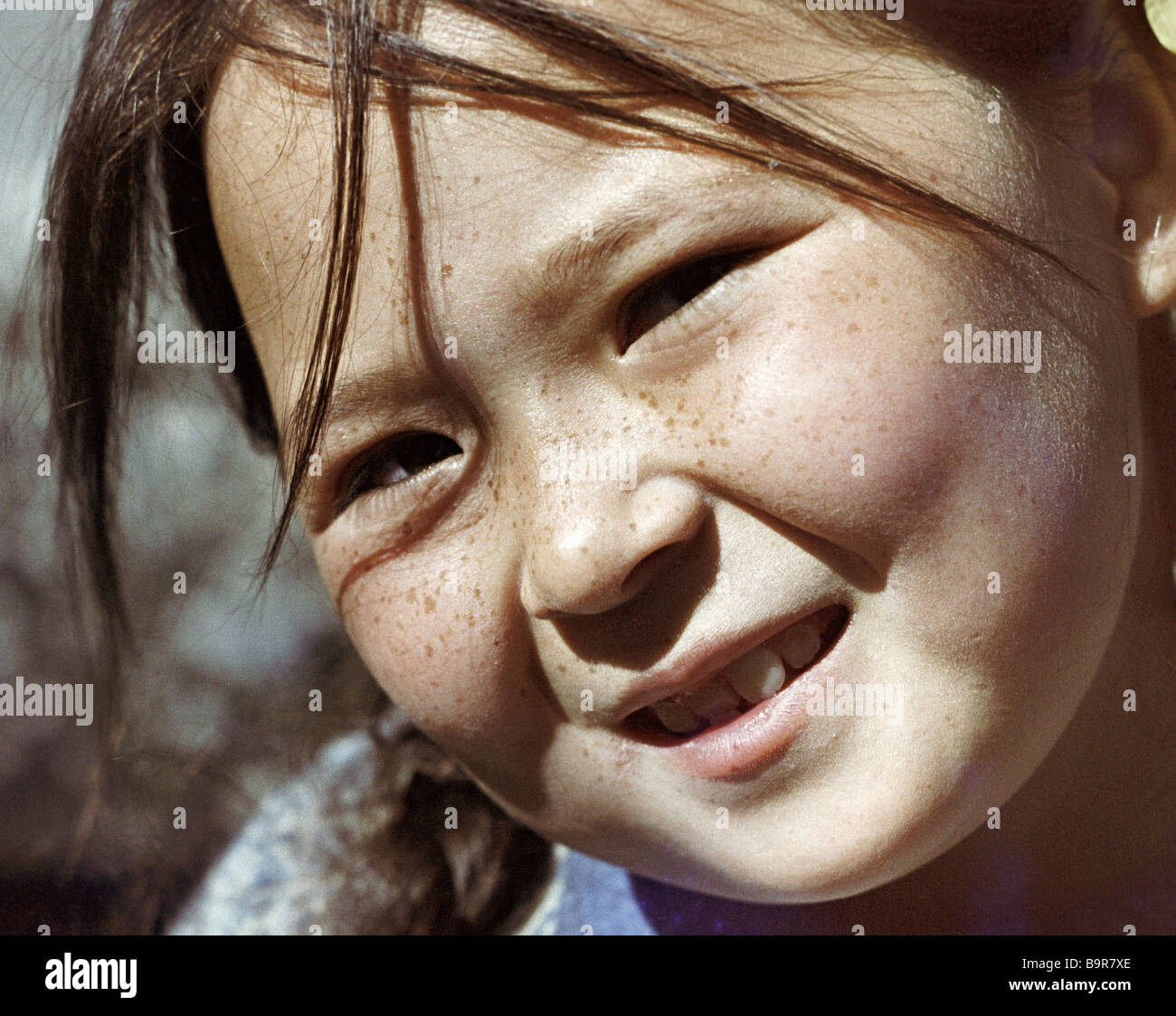 An Even girl Stock Photo - Alamy
