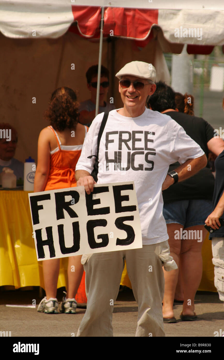 Free hugs hi-res stock photography and images - Alamy