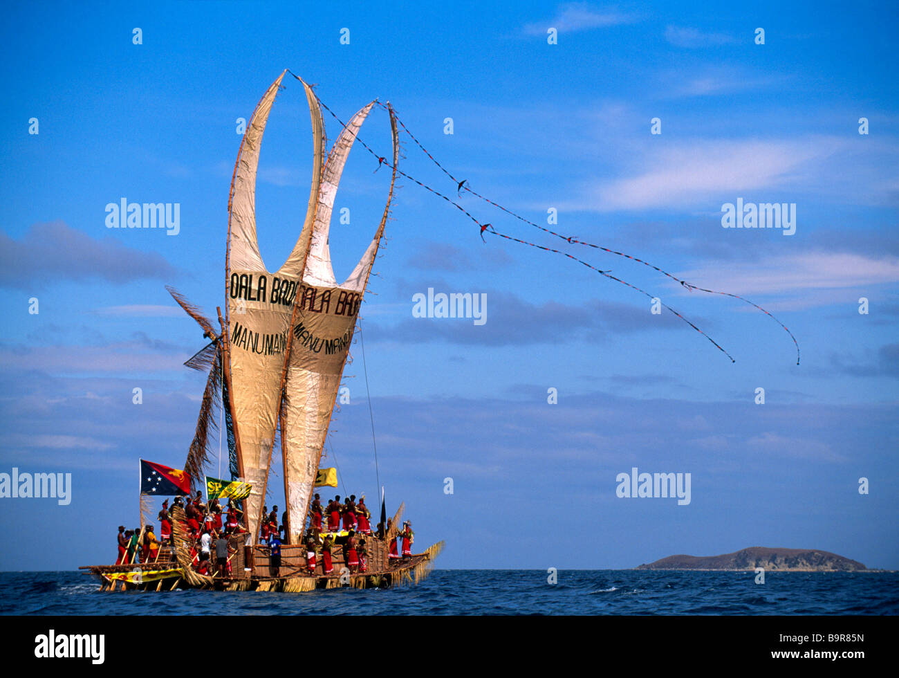 Papua New Guinea, Central Province, Port Moresby, Hiri Moale festival ...