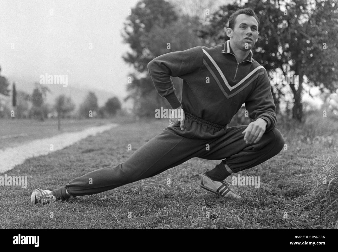 Soviet sportsman Valery Brumel who holds the world s record in the high ...