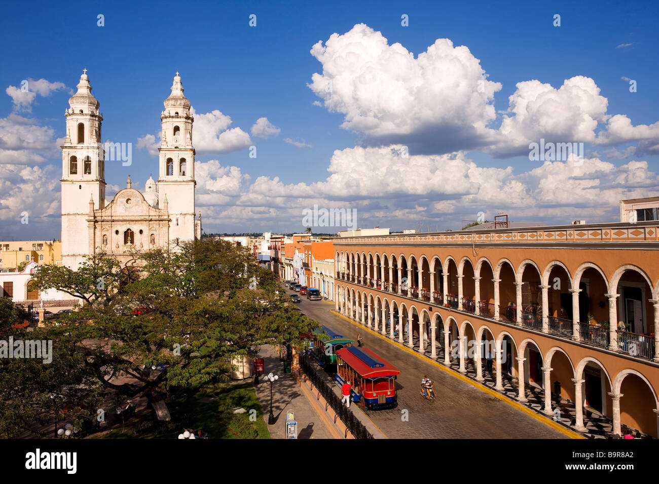 Mexico, Campeche State, Campeche City, historical center classified as ...