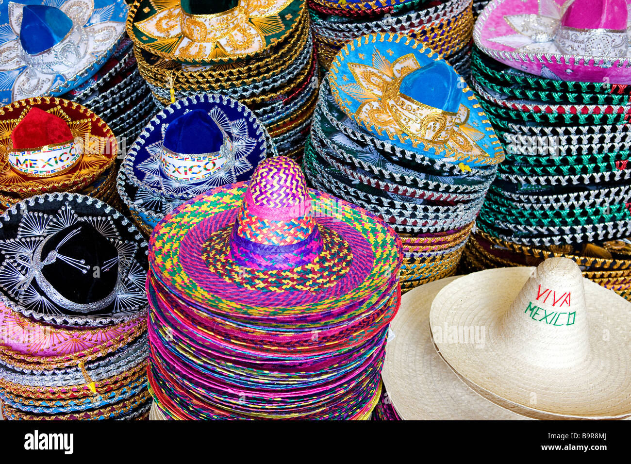 Mexico, Mexican hat Stock Photo - Alamy
