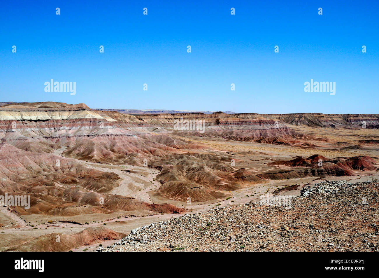 Aerial painted desert rock hi-res stock photography and images - Alamy