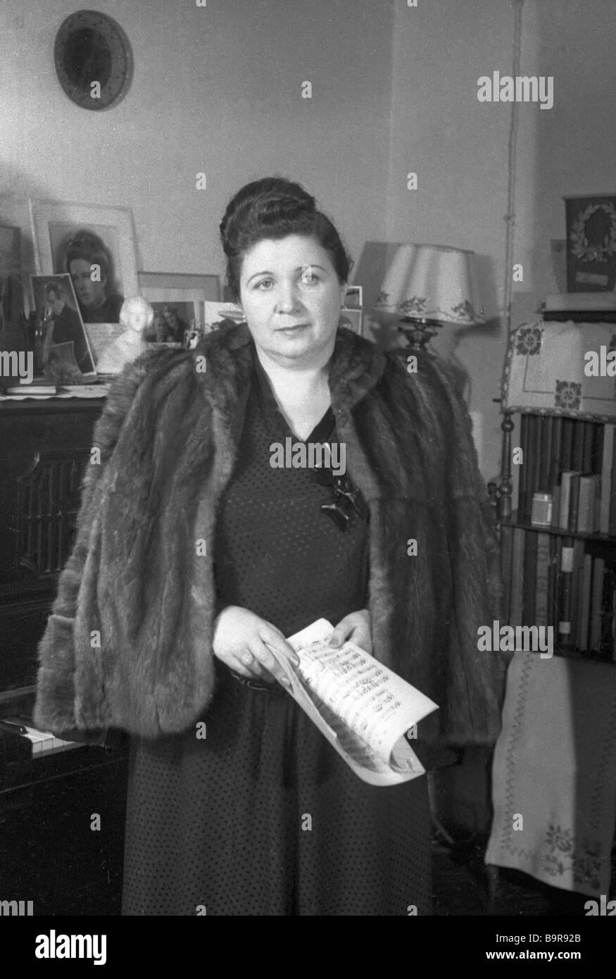 Soviet singer Nadezhda Kazantseva people s artist of the Russian Soviet ...