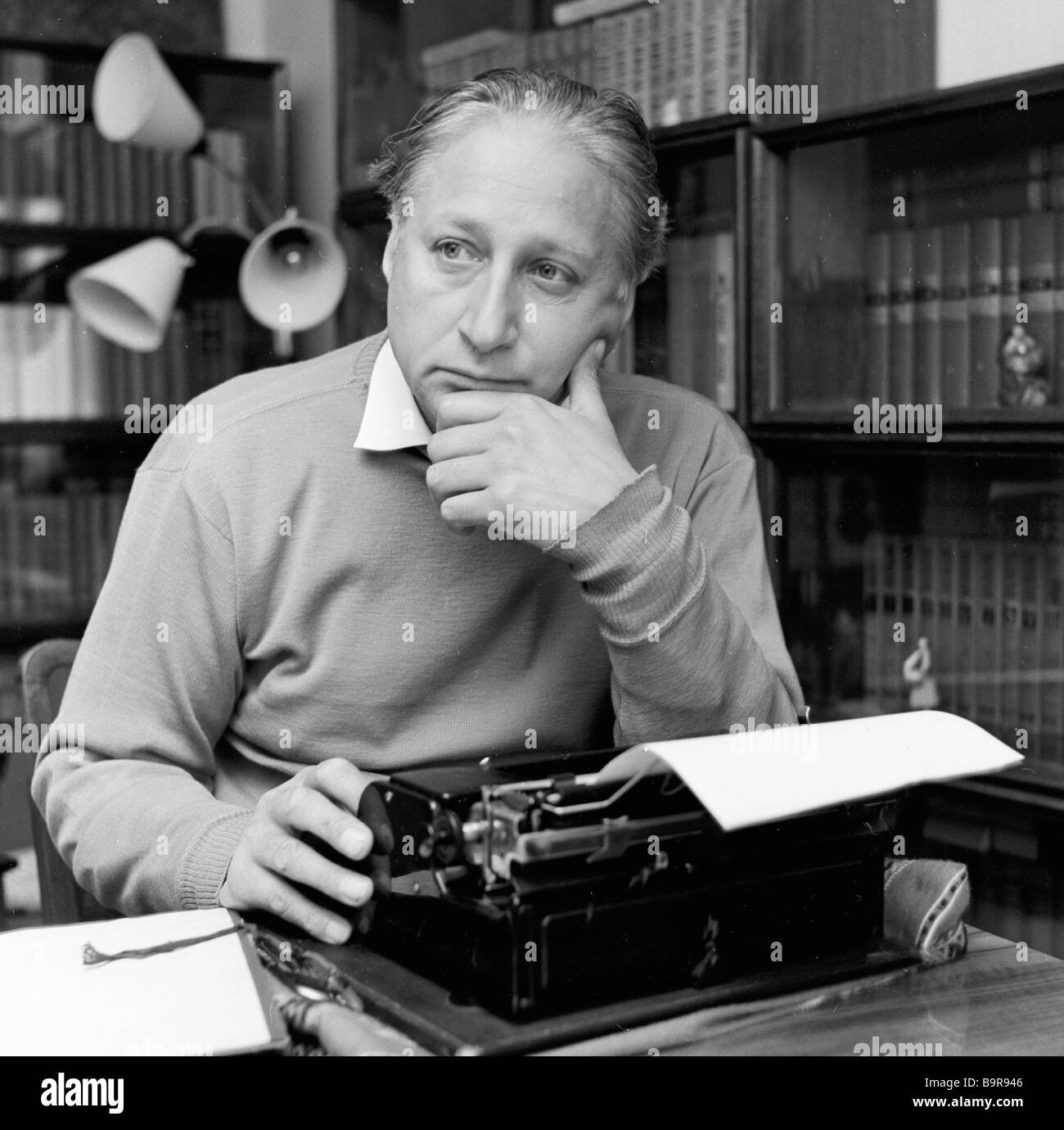 Ivan Rom Lebedev writer and actor of the Romen Theater Stock Photo - Alamy