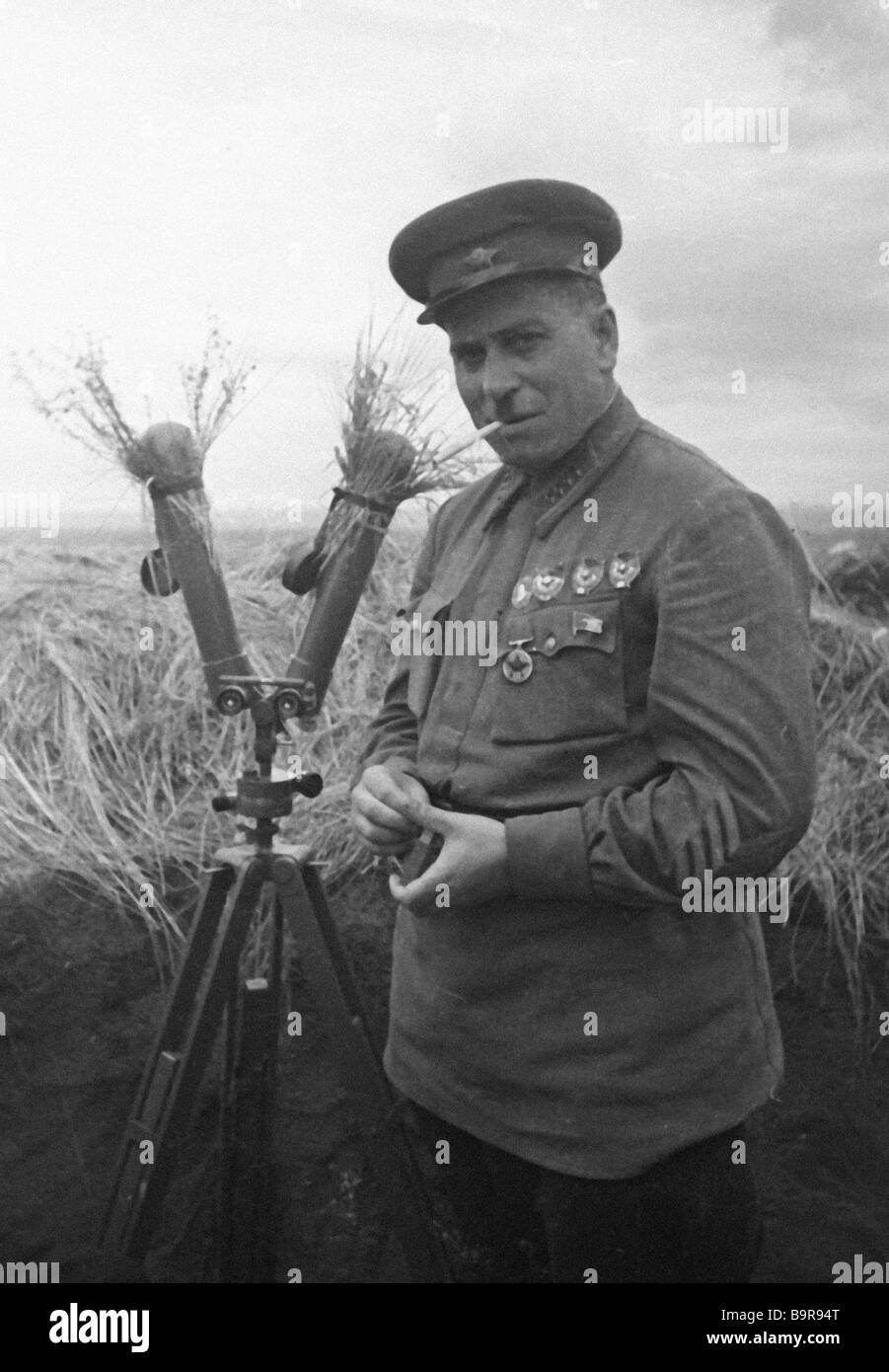 Grigori Shtern chief of combat operations on river Khalkhin Gol Stock ...