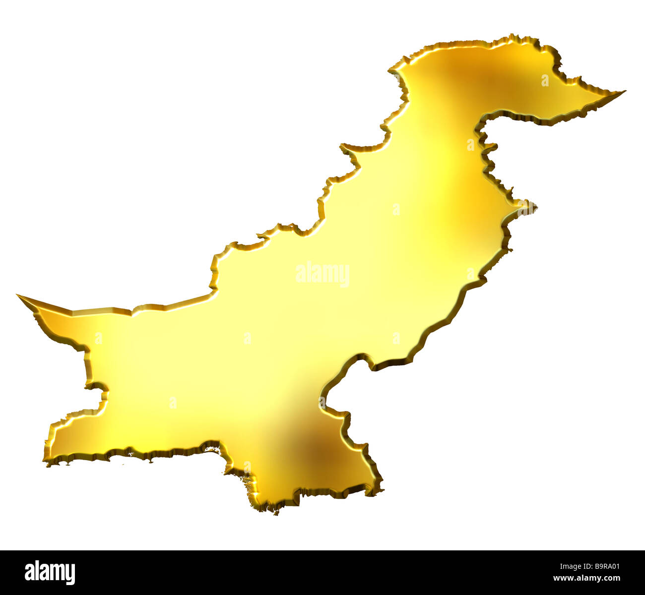 Map pakistan Cut Out Stock Images & Pictures - Alamy