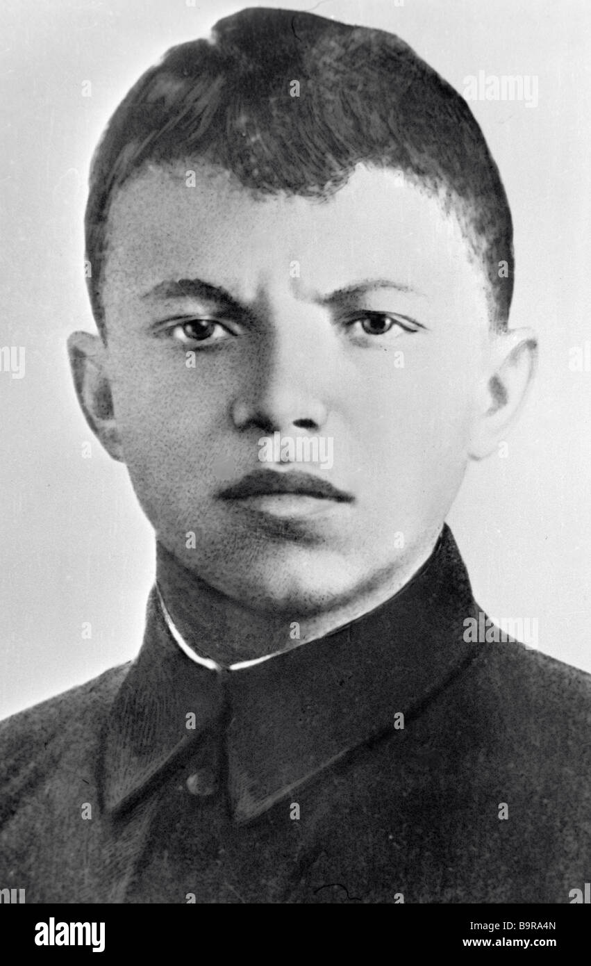 Alexander Matrosov Hero of the Soviet Union 1924 1943 Stock Photo - Alamy
