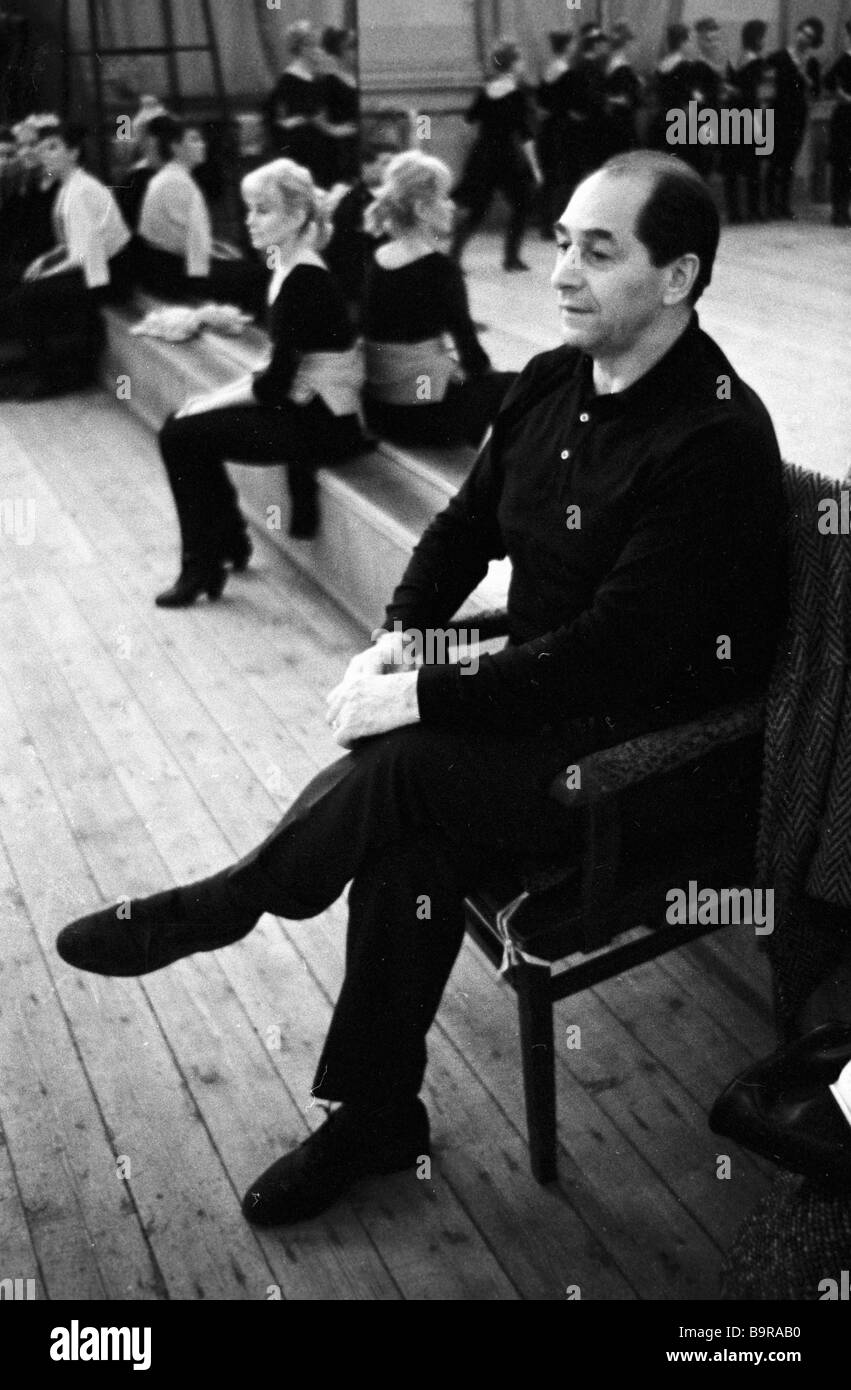Igor Moiseyev head of the State Academic Popular Dance Company during a ...