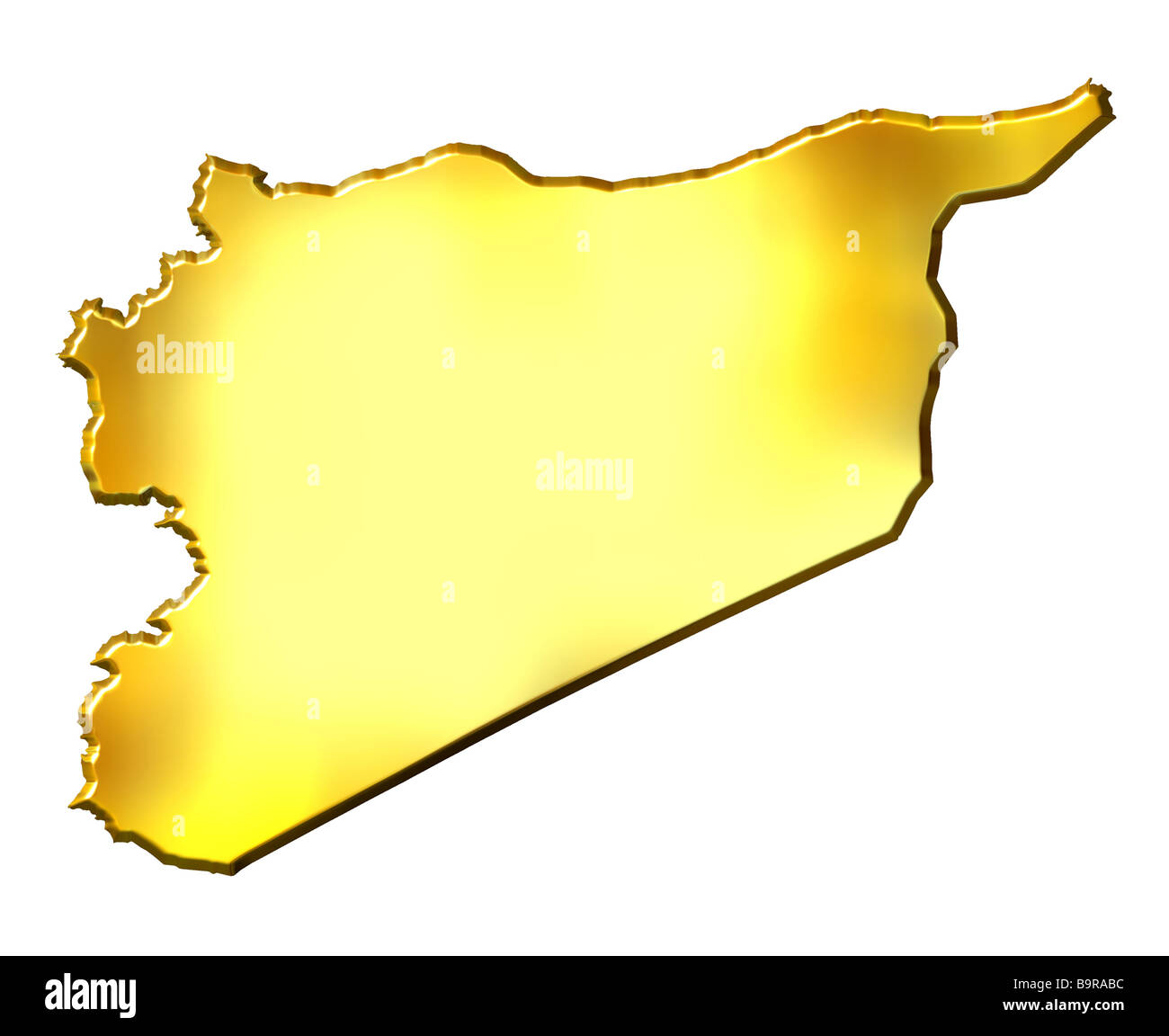 Syria gold map hi-res stock photography and images - Alamy