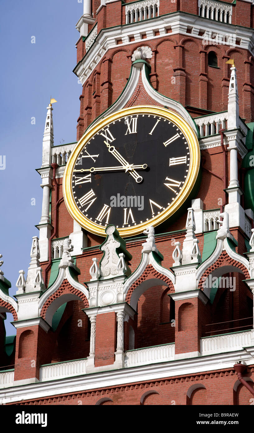 Clock tower moscow russia hi-res stock photography and images - Alamy