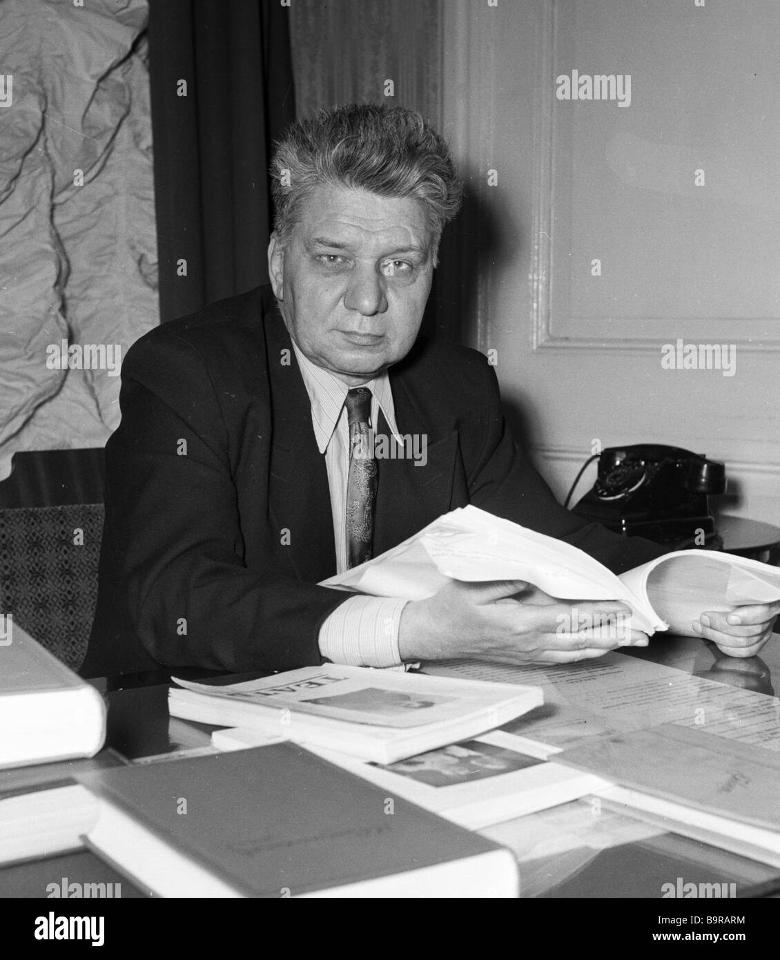 Soviet writer Nikolai Pogodin Stock Photo - Alamy