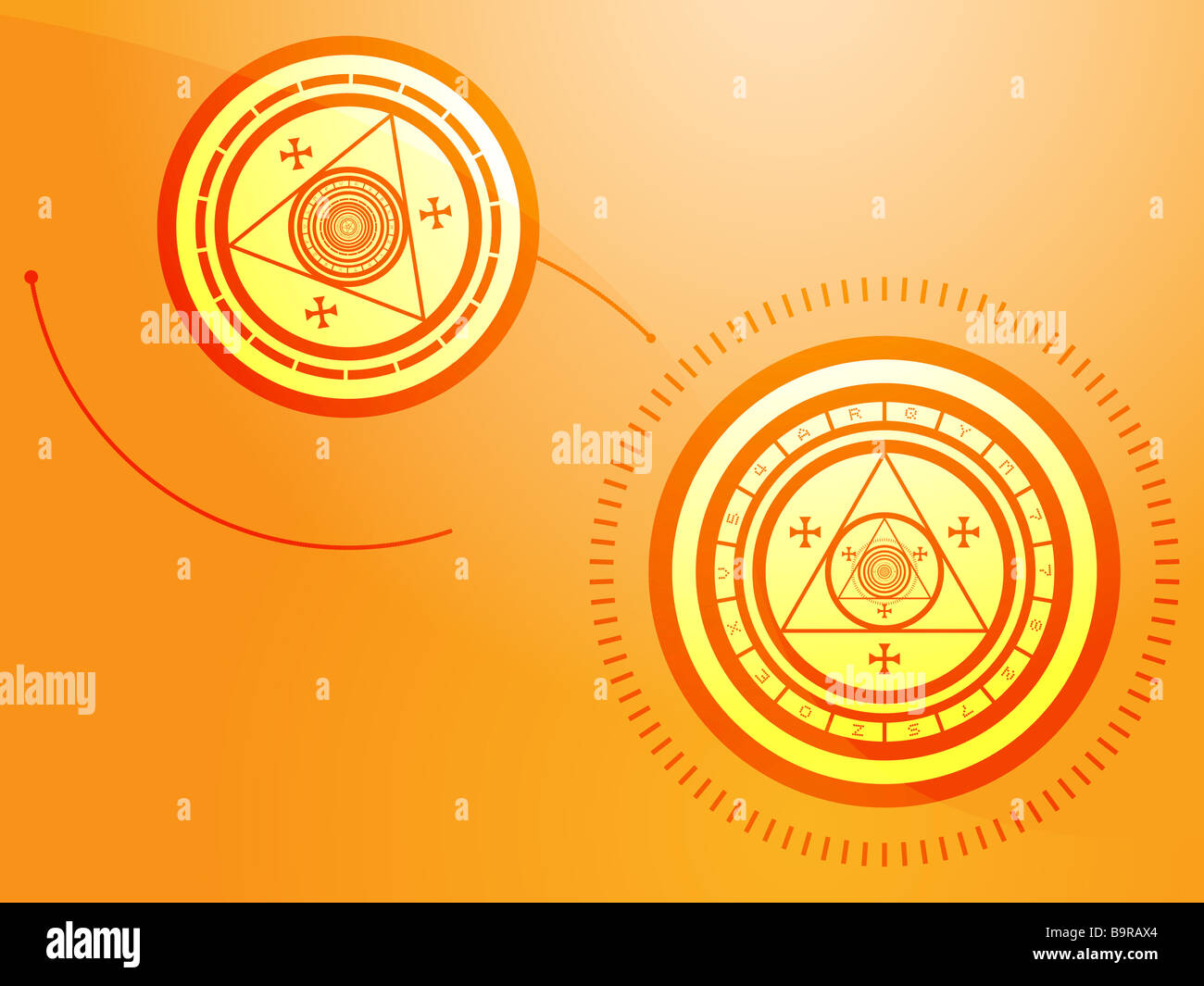 Arcane symbols hi-res stock photography and images - Alamy