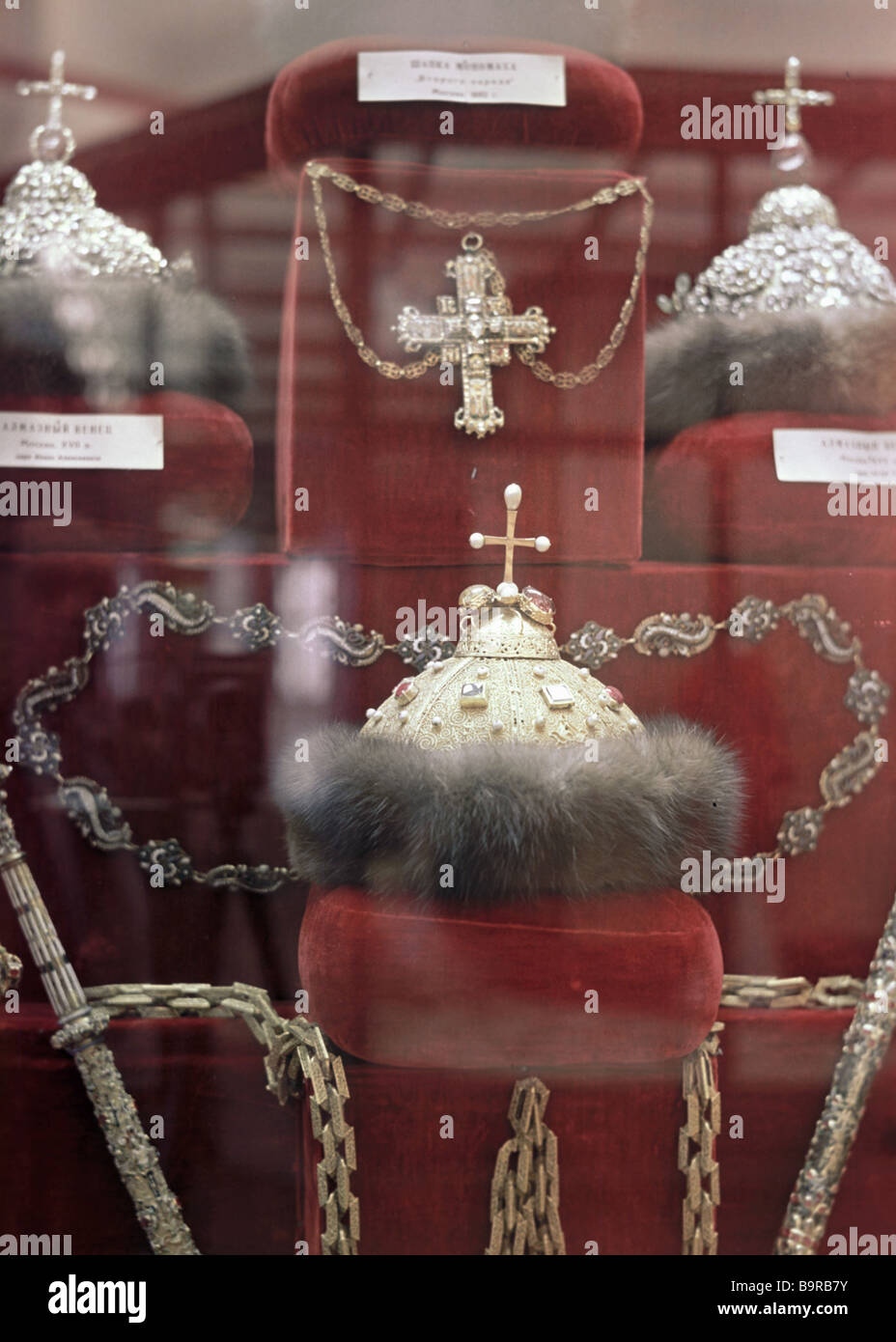 Monomakh s Cap Armory Chamber of the Moscow Kremlin Stock Photo - Alamy