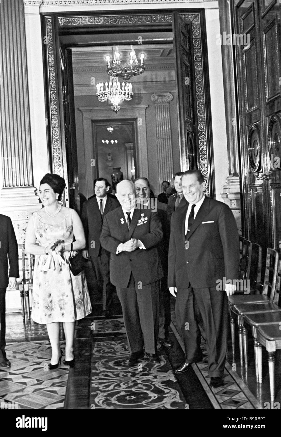 Visit by President of Yugoslavia Josip Broz Tito to the U S S R in June ...