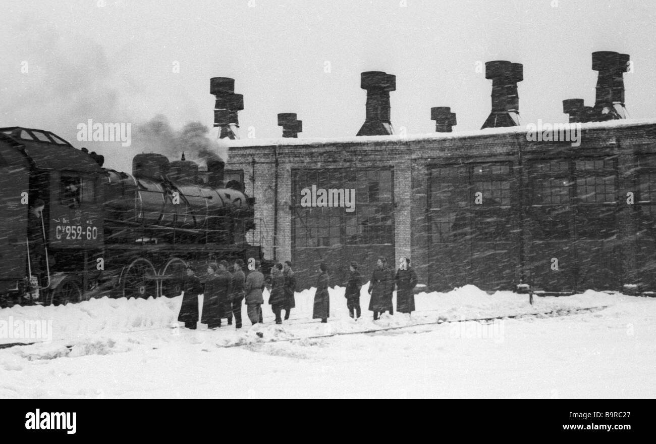 Soviet Locomotive High Resolution Stock Photography and Images - Alamy