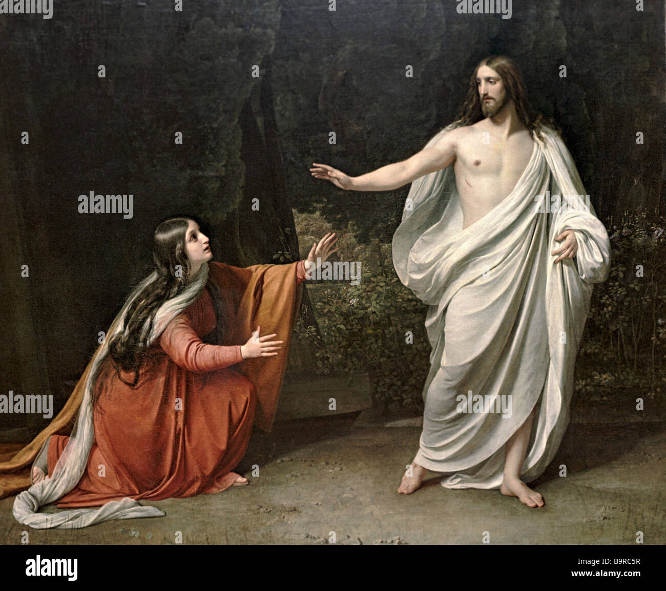 Reproduction of painting Christ s Appearance to Mary Magdalene After His Resurrection by ...