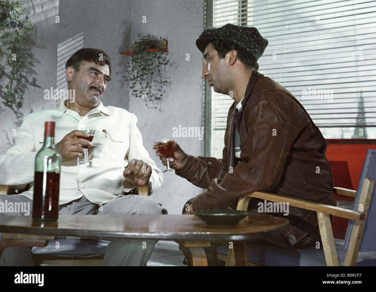 Actors Vladimir Etush as Comrade Saakhov left and Frunzik Mkrtchyan as ...