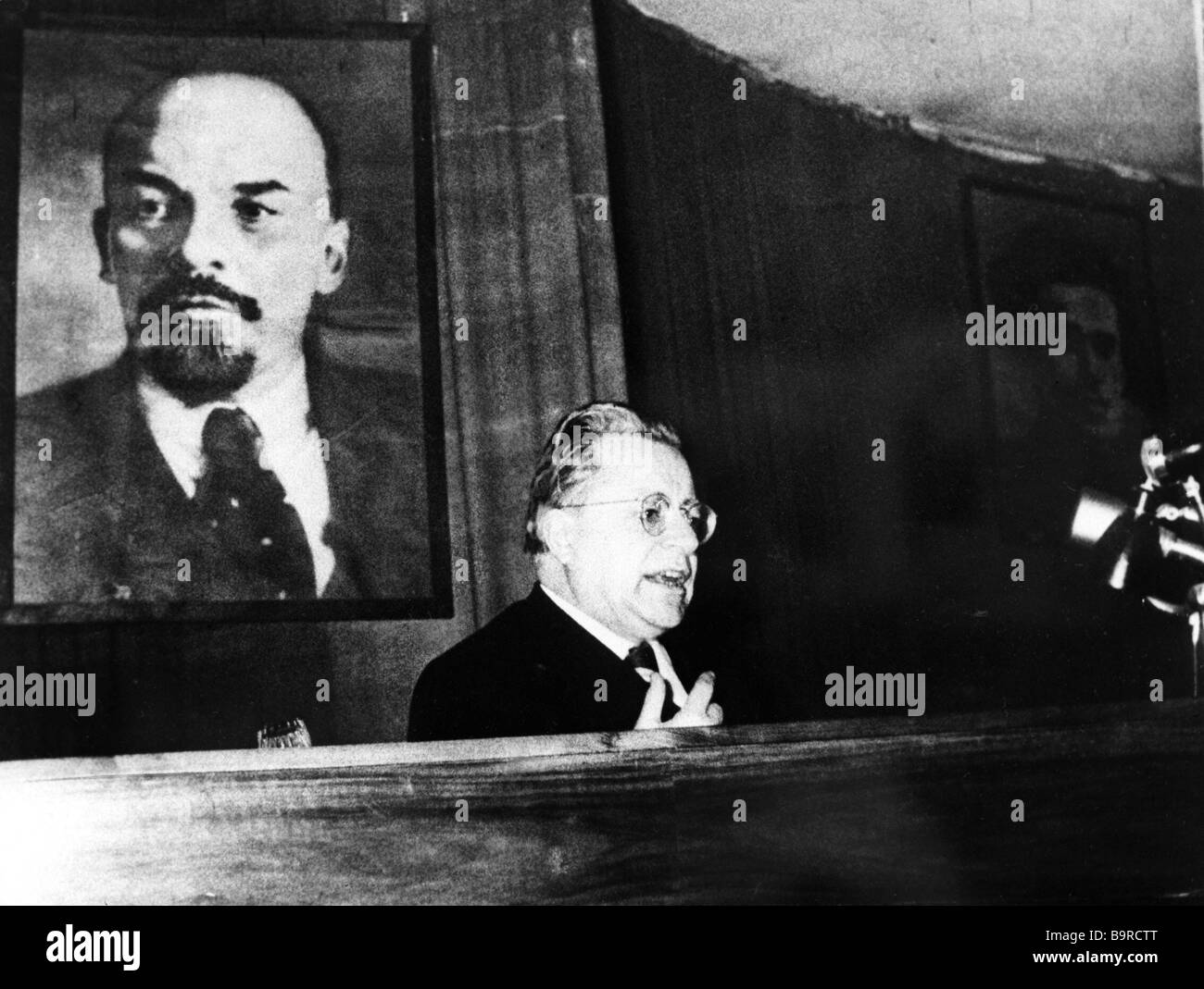 Palmiro Togliatti in 1956 Stock Photo - Alamy