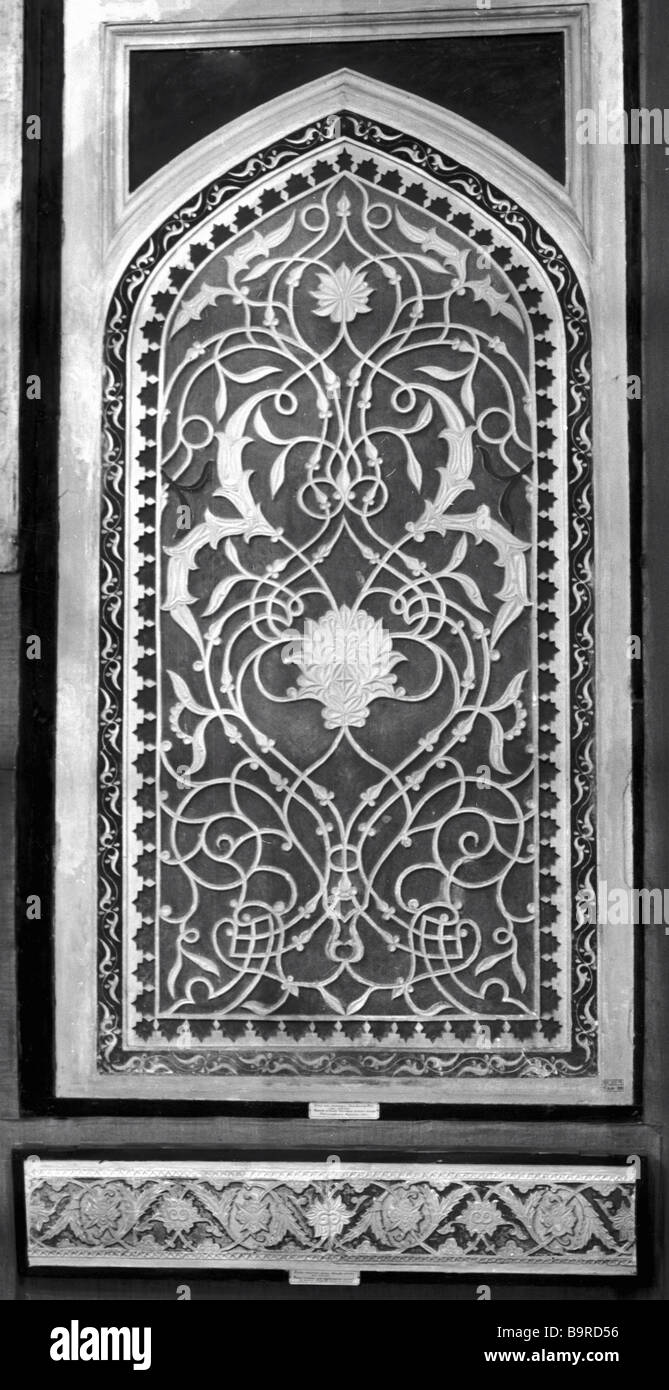 Carved ganch panel Stock Photo - Alamy