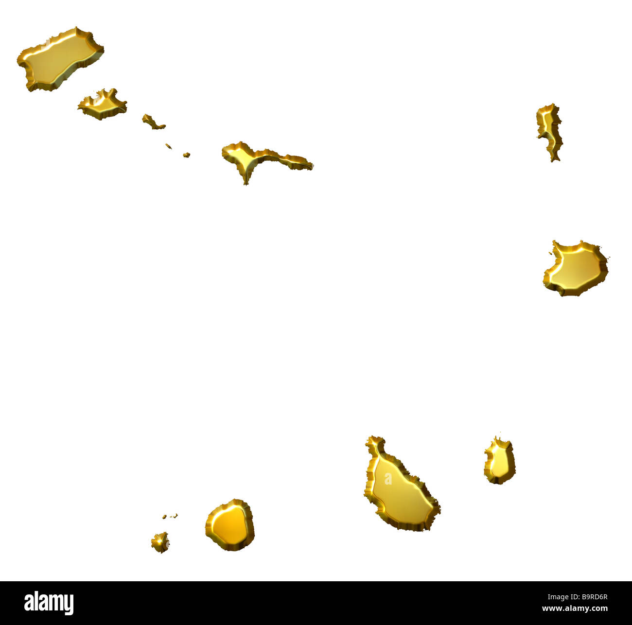 Map of cape verde hi-res stock photography and images - Alamy