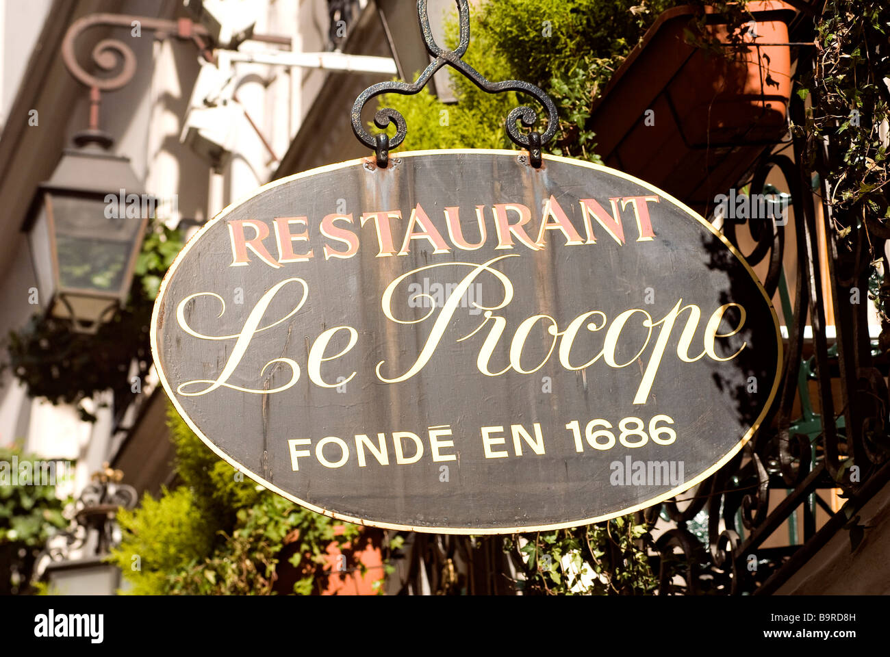 France, Paris, Cour de l'Ancienne Comedie, Le Procope Restaurant, the ...