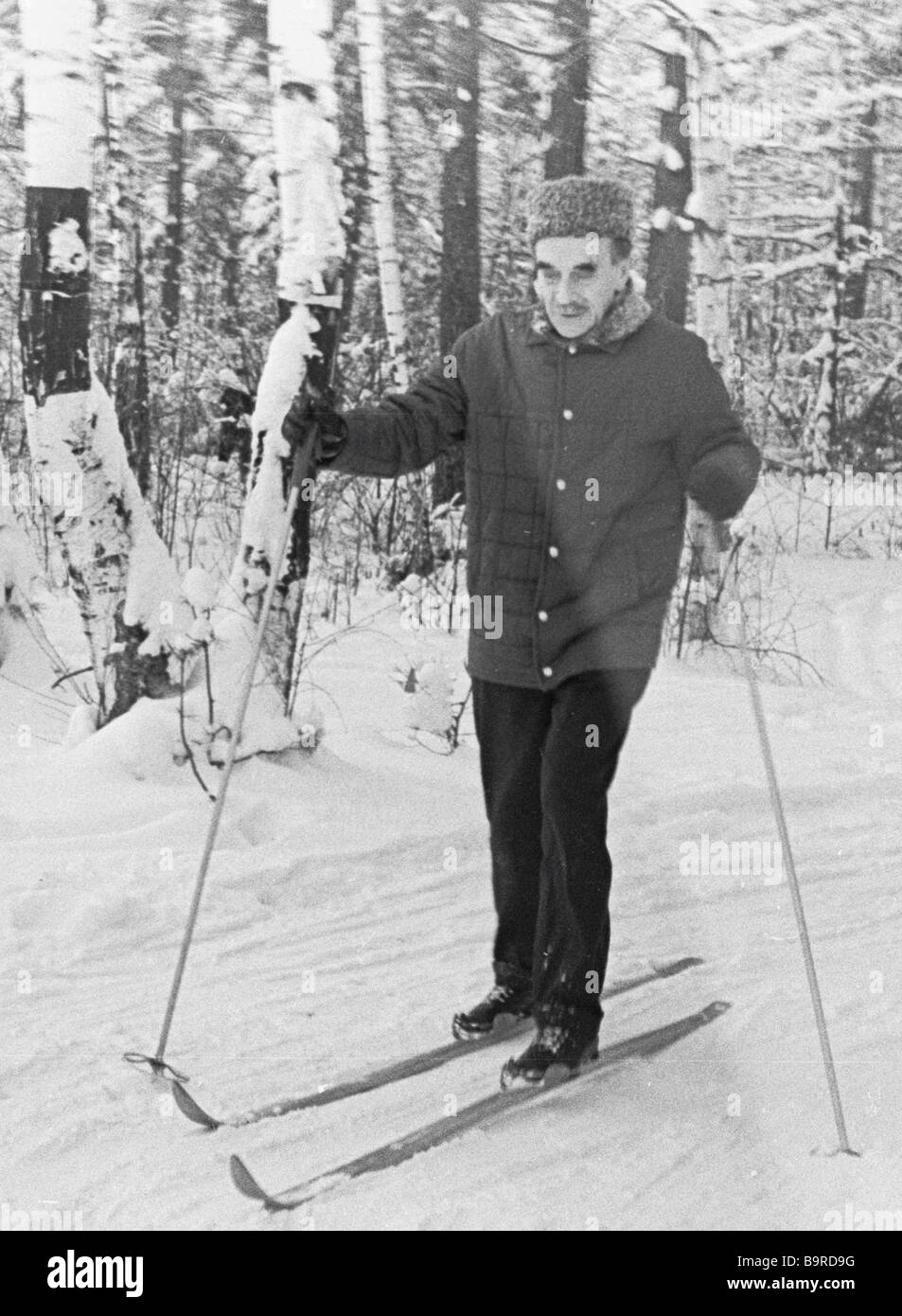 Academician Nikolai Semyonov an outstanding Russian Soviet physicist ...