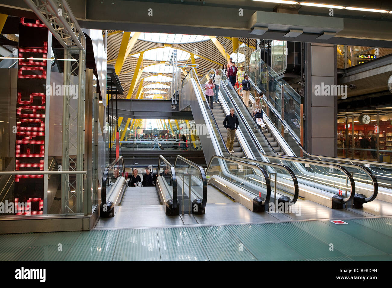 Spain, Madrid, Barajas International airport, Terminal 4 (T4), by ...
