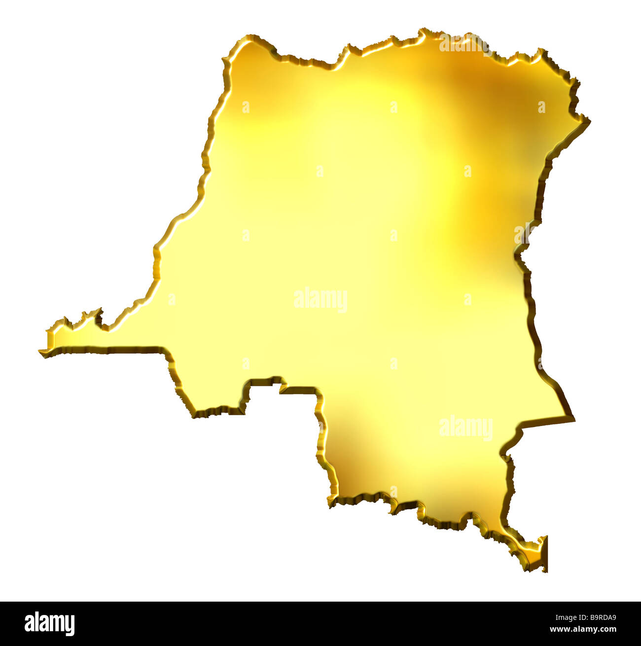 Democratic republic of the congo map hi-res stock photography and ...